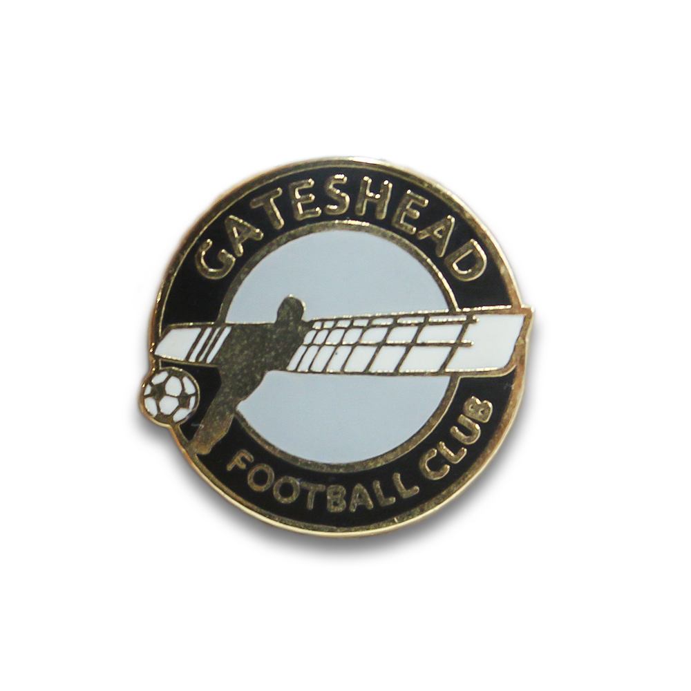 Gateshead FC Pin Badge - Black — Football Central