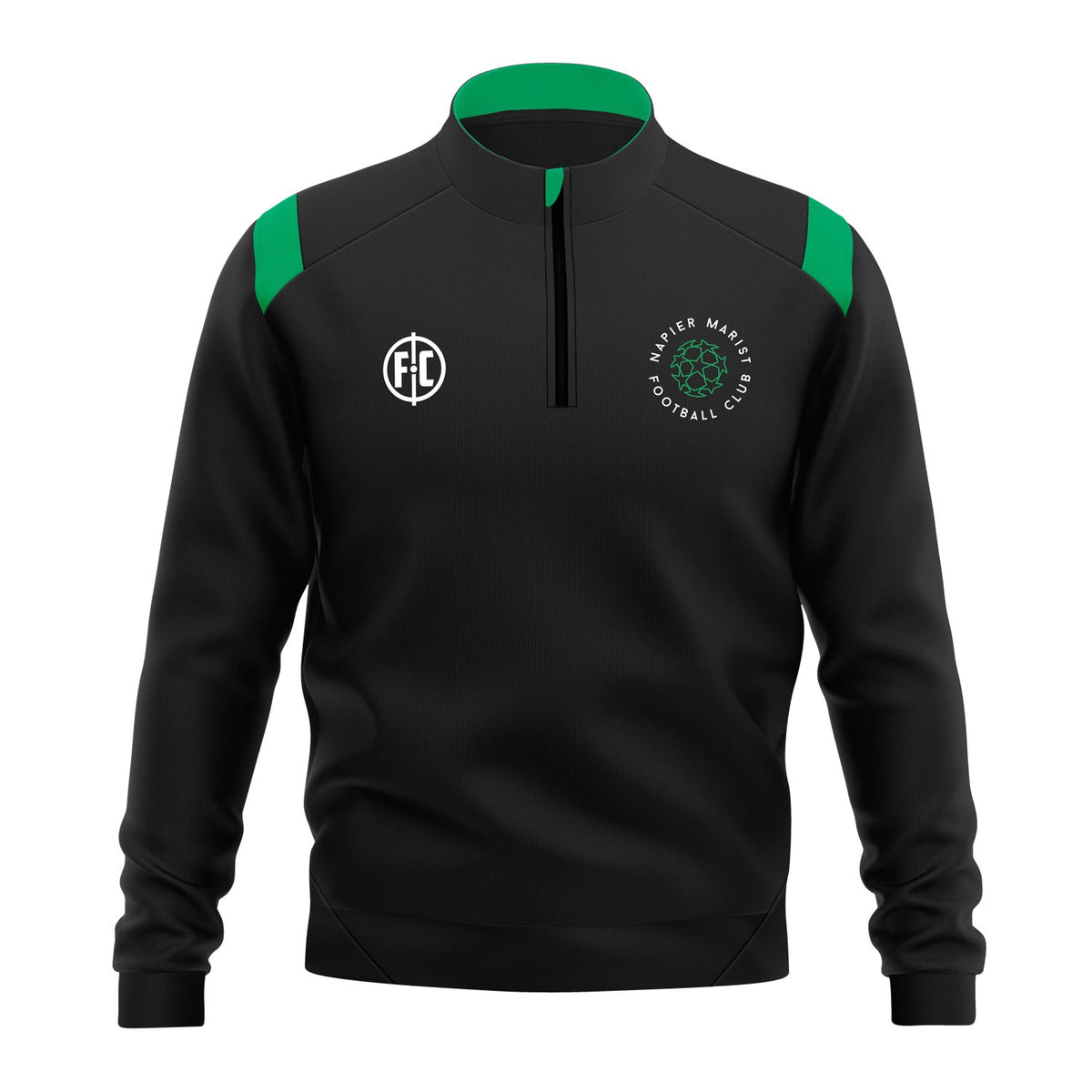 Napier Marist Club Contrast 1/4 Zip