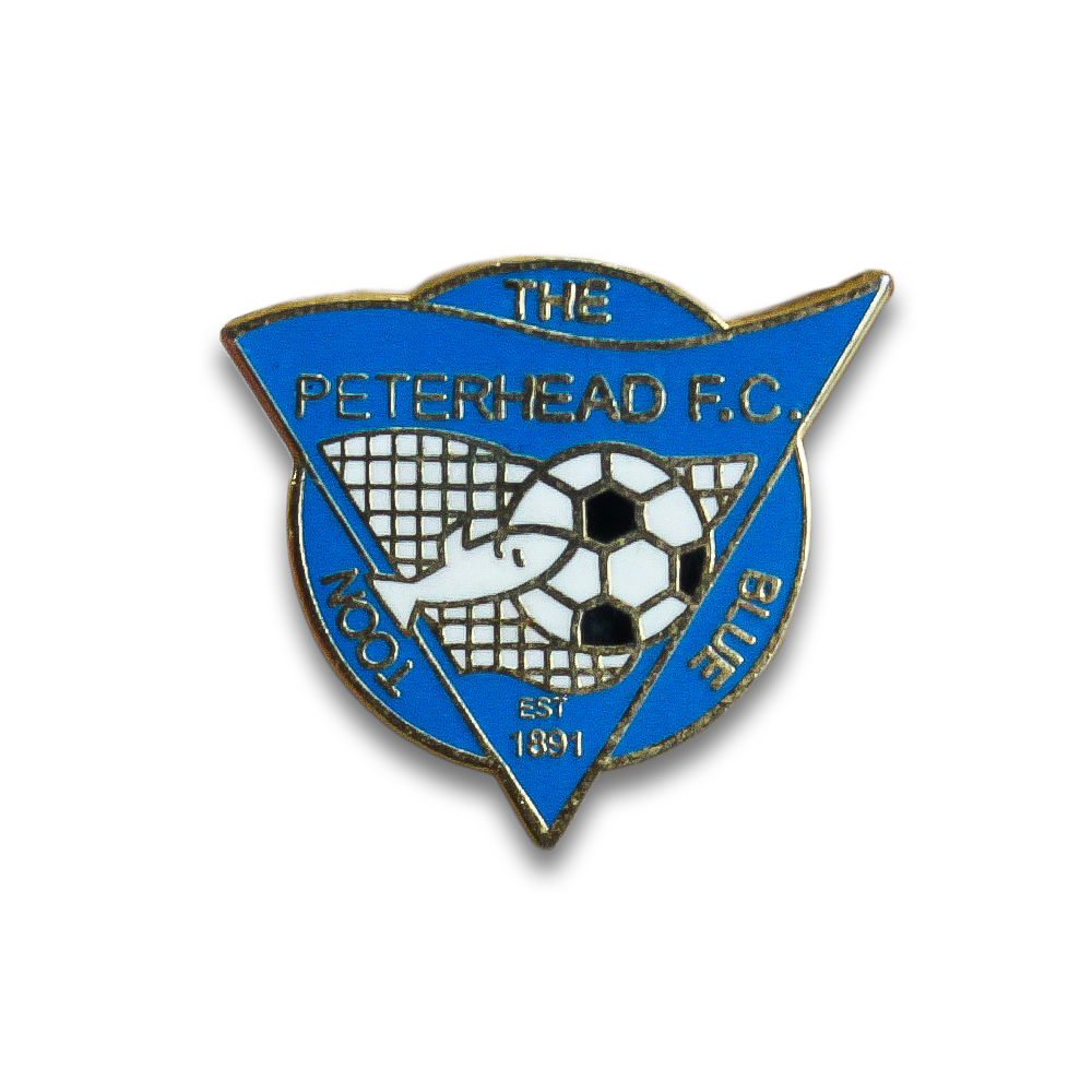 Peterhead FC Pin Badge - Blue — Football Central