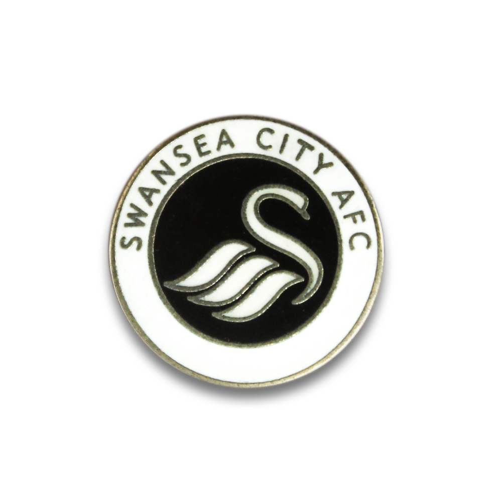 Swansea City AFC Pin Badge - White — Football Central