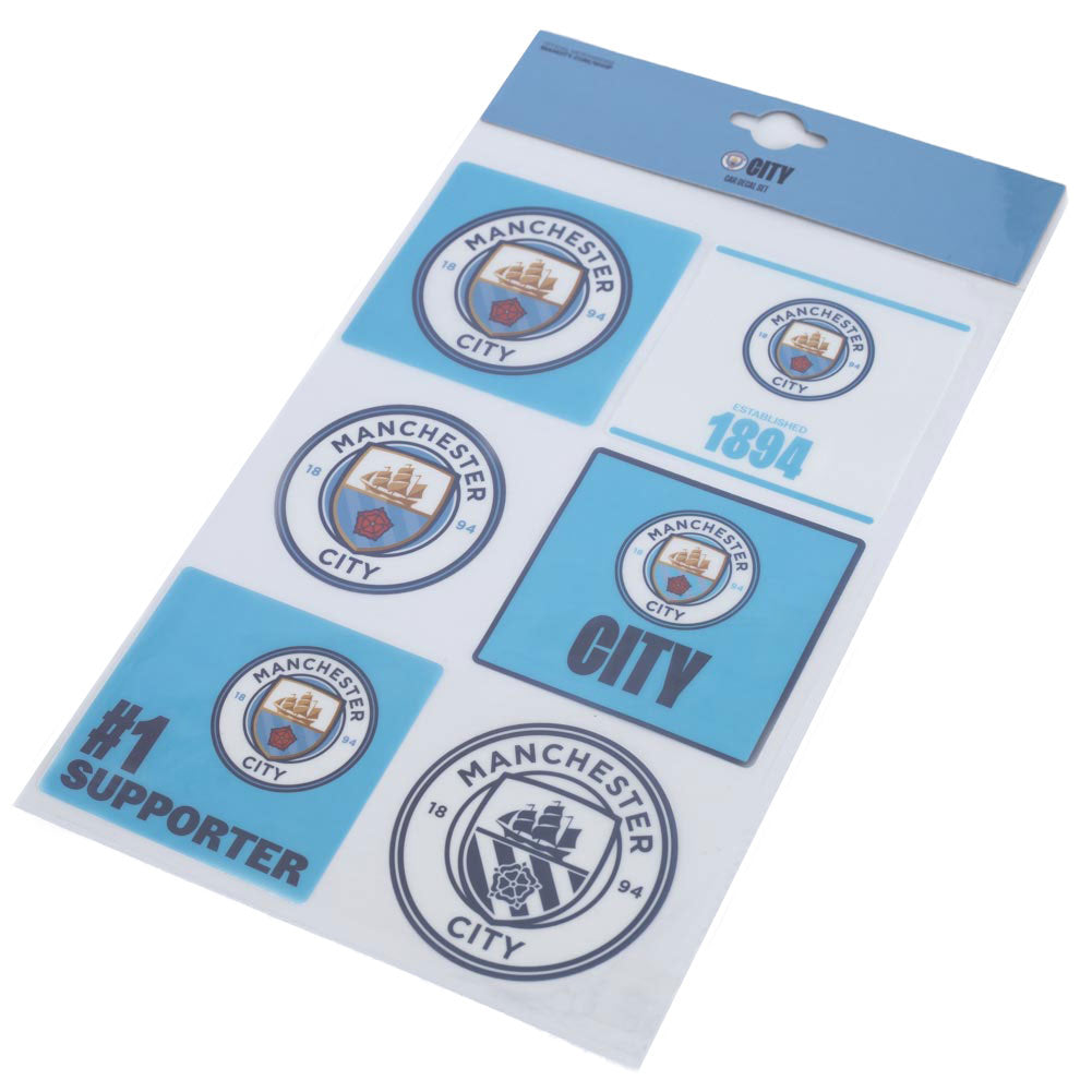 Manchester City Car Decal Set — Football Central