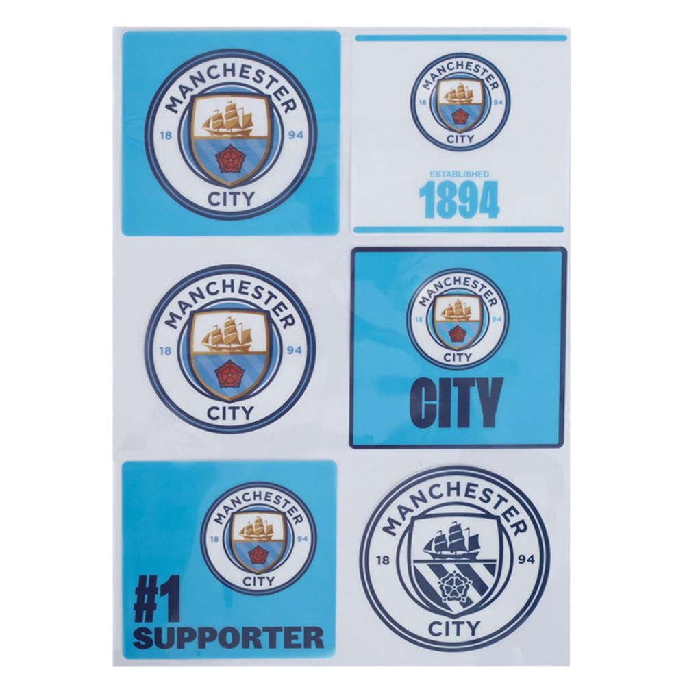 Manchester City Car Decal Set — Football Central